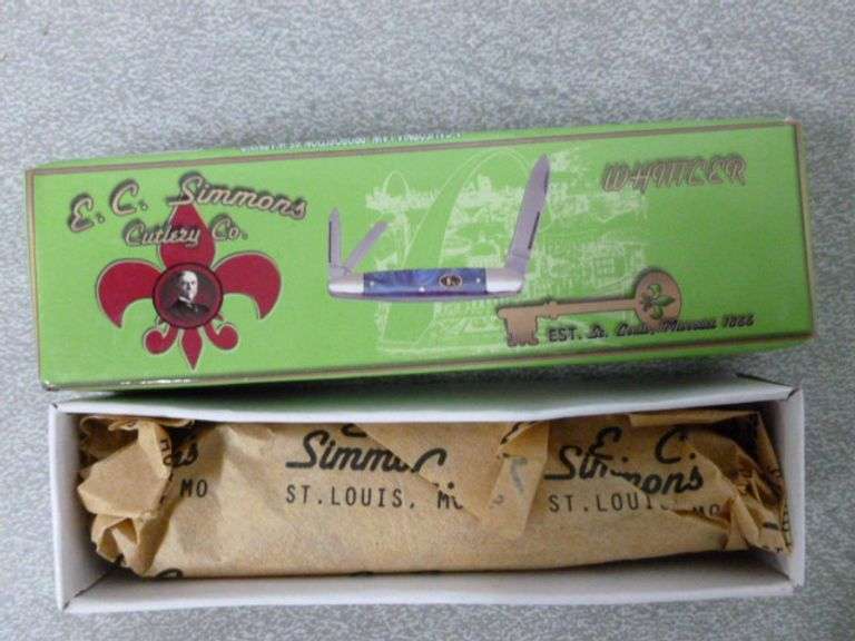 New Collectible E.C Simmons Multi Blade Pocket Knife - 4.5" Overall ...