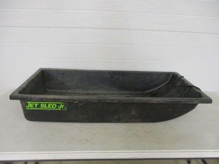 Jet Sled Jr. Molded Plastic Ice Fishing Sled - Oberman Auctions