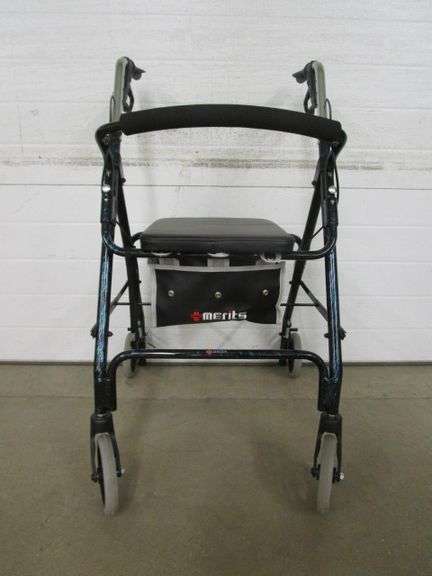 Merit Rollator w/Adjustable Handles - Oberman Auctions