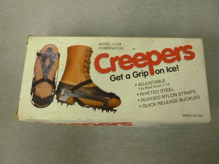 New Creepers Boot Ice Cleats Size 7 - 12 - Oberman Auctions