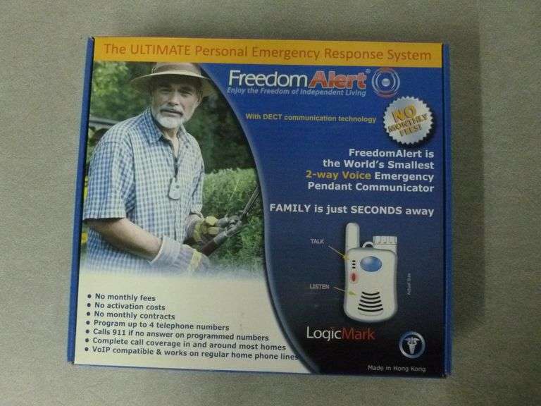 Freedom Alert Emergency Pendant Communicator Model 35511 - Oberman Auctions