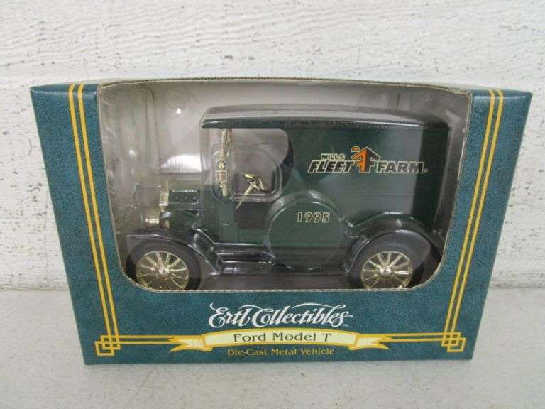Ertl 1995 Mills Fleet Farm Ford Model T Diecast Bank - Oberman Auctions