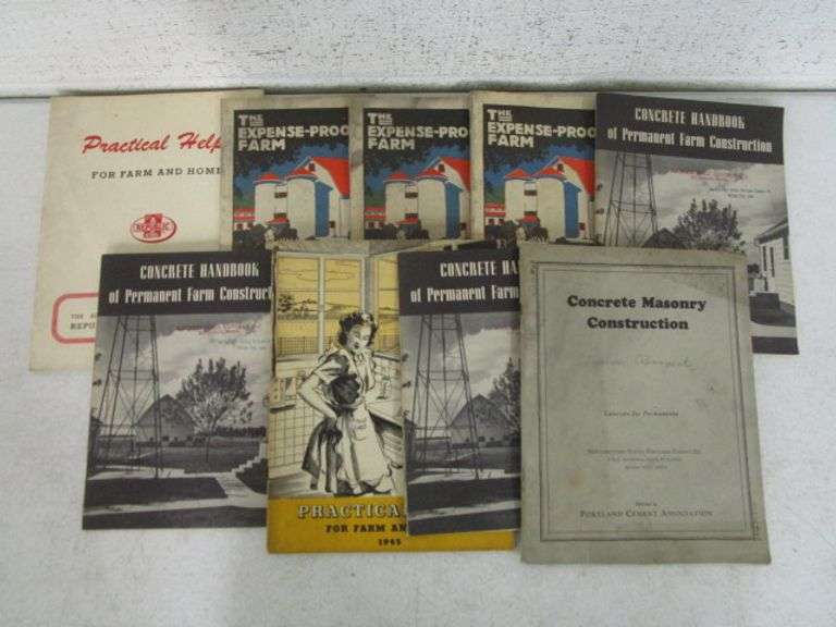 Farm Construction Booklets - Oberman Auctions