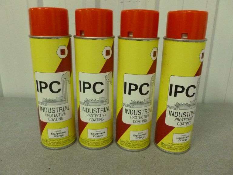 (4) New IPC Industrial Protective Coating Equipment Orange Metal Spray ...