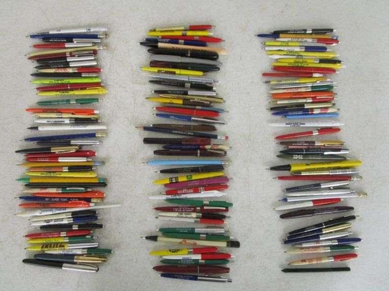 Assortment of Vintage Advertising Pens - Oberman Auctions