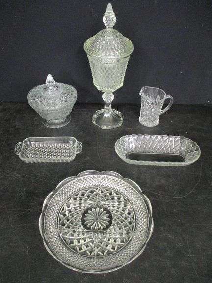 6 Pcs. of Pattern Glass - Oberman Auctions