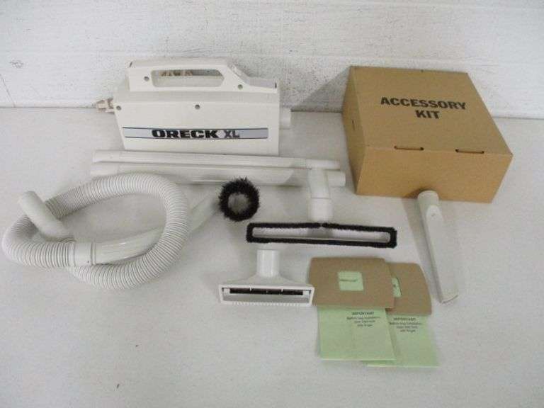 Oreck XL Compact Canister Vacuum w/Attachments - Oberman Auctions