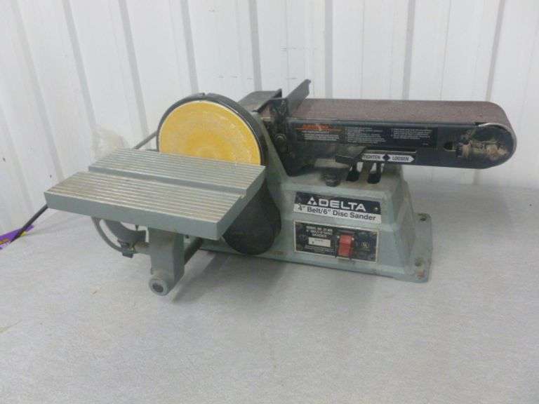 Delta 4" Belt / 6" Disc Sander Combo Model 31-460 - Oberman Auctions