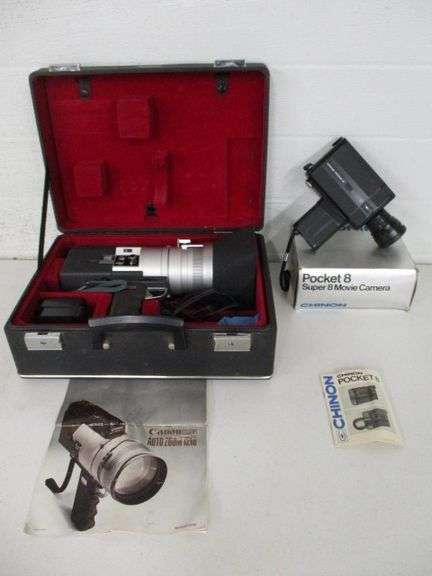 Canon Super 8 & Chinon Super 8 Movie Cameras - Oberman Auctions