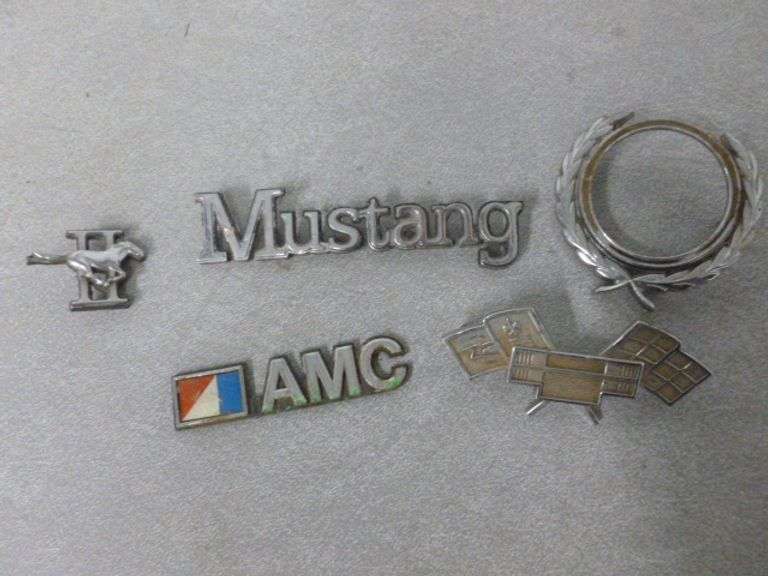 Group Of (5) Vintage Car Emblems - Oberman Auctions