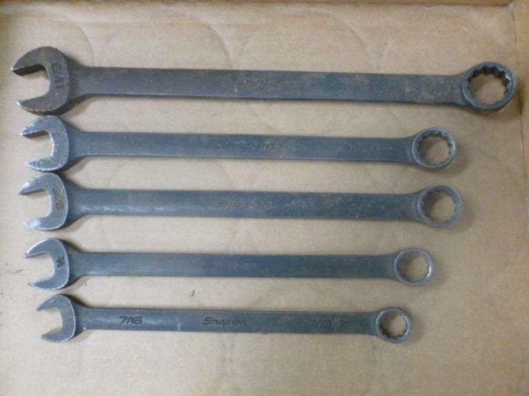 Group Of (5) Snap-On Wrenches - Oberman Auctions