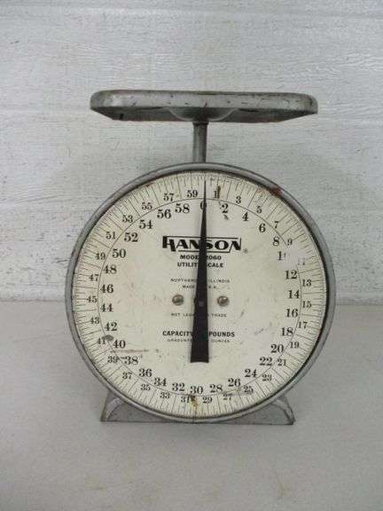 Hanson 60 Lb. Scale - Oberman Auctions