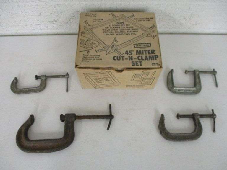 Craftsman Frame Clamps, 2.5" & 3" C-Clamps - Oberman Auctions