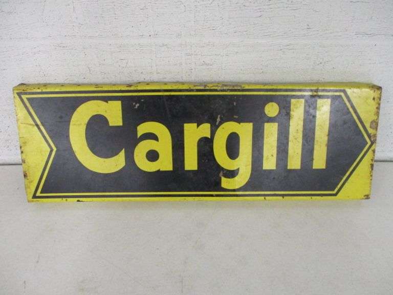 Cargill Steel Sign - Oberman Auctions