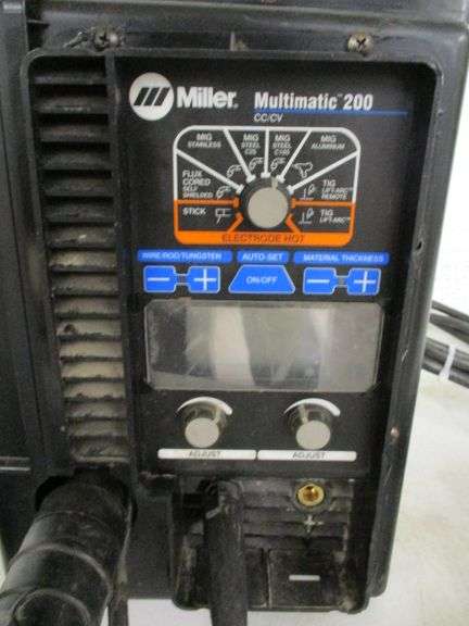 Miller Multimatic 200 Welder - Untested - Oberman Auctions