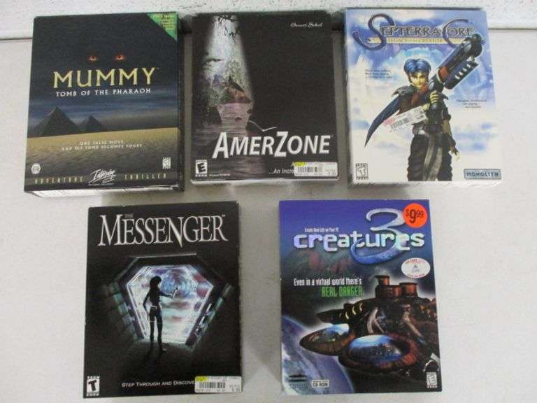 5 - PC Games w/Boxes - Oberman Auctions