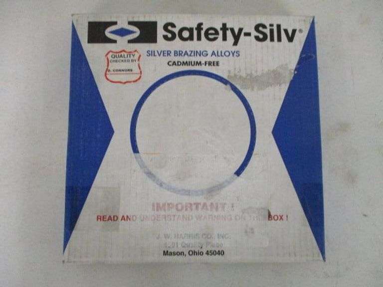 Harris Safety-Silv 45 High Silver Brazing Alloy 1/8" 50 Troy Ounce Coil ...