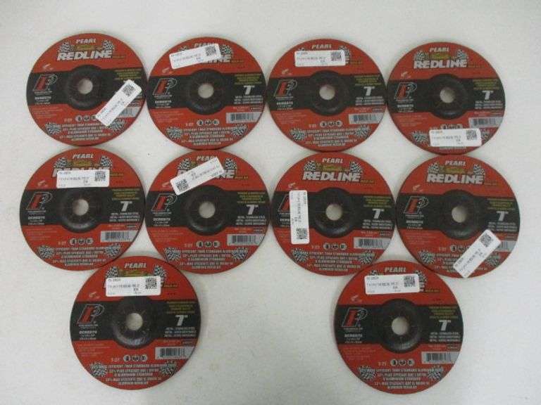 10 - Pearl Redline DCRED70 7" x 1/4" x 7/8" Grinding Discs - New ...