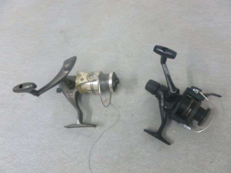 (2) Open Face Fishing Reels / Shimano - WTC - Oberman Auctions