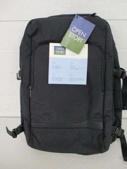 Open Story Traveler Backpack - New - Oberman Auctions