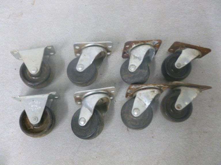 Group Of (8) - 2" Caster Wheels - Oberman Auctions