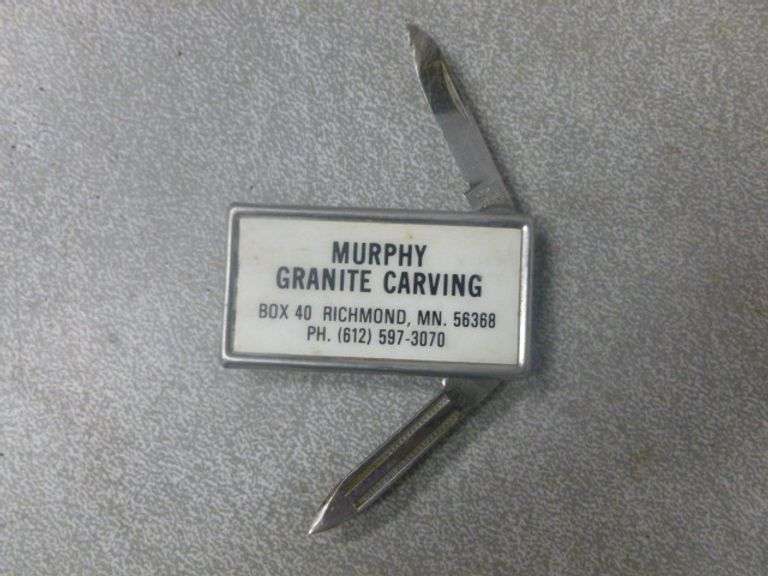Collectible Murphy Granite Carving Richmond, MN - Money Clip / Pocket ...