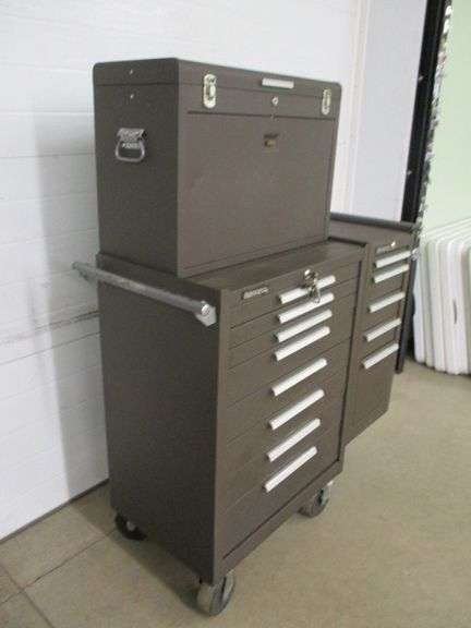 Kennedy 3 Pc. Combo Tool Box w/Keys - Oberman Auctions