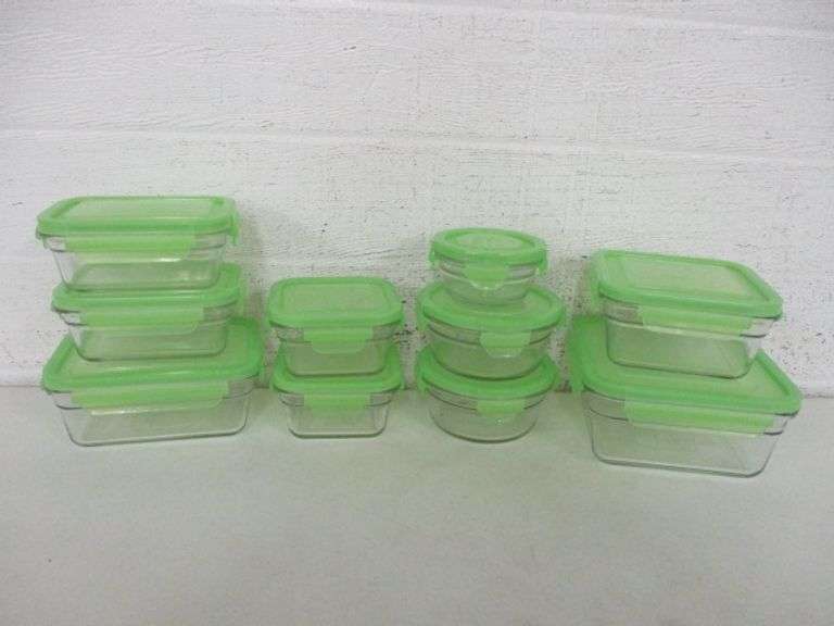 10 - Snapware Glasslock Containers - Oberman Auctions
