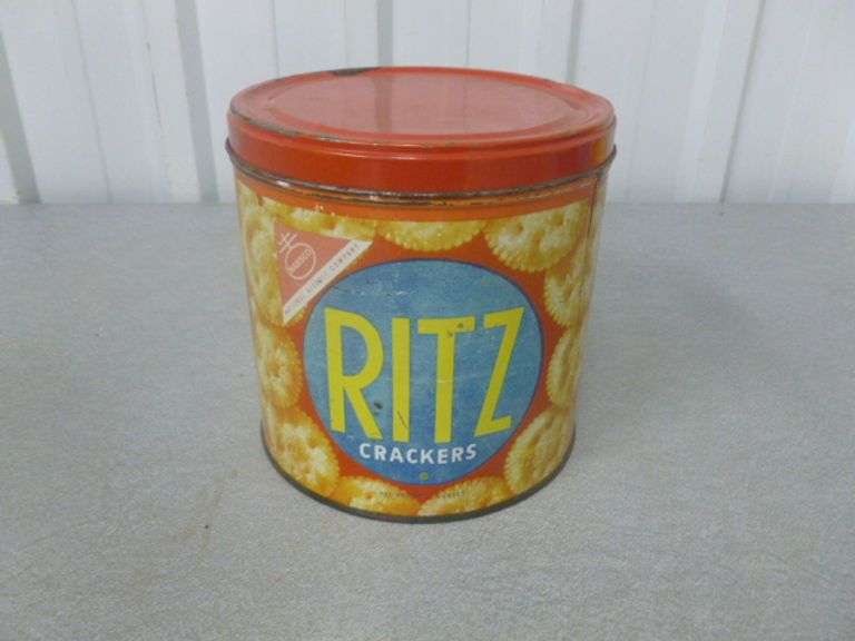 Vintage Nabisco - Ritz Metal Cracker Container - Oberman Auctions