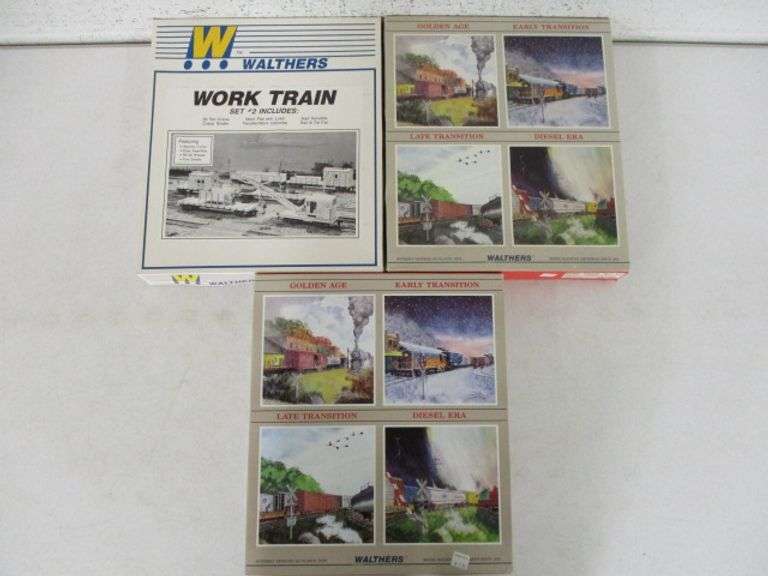 HO Walthers Denver & Rio Grande Work Train Sets 1 & 2 and 100 Ton Quad ...
