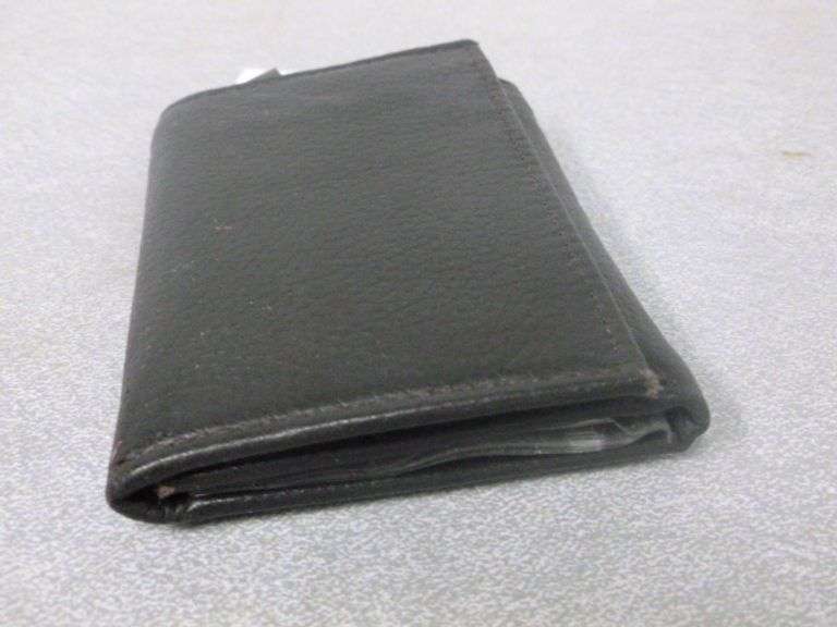 New - George Men's Brown Leather Wallet - Oberman Auctions