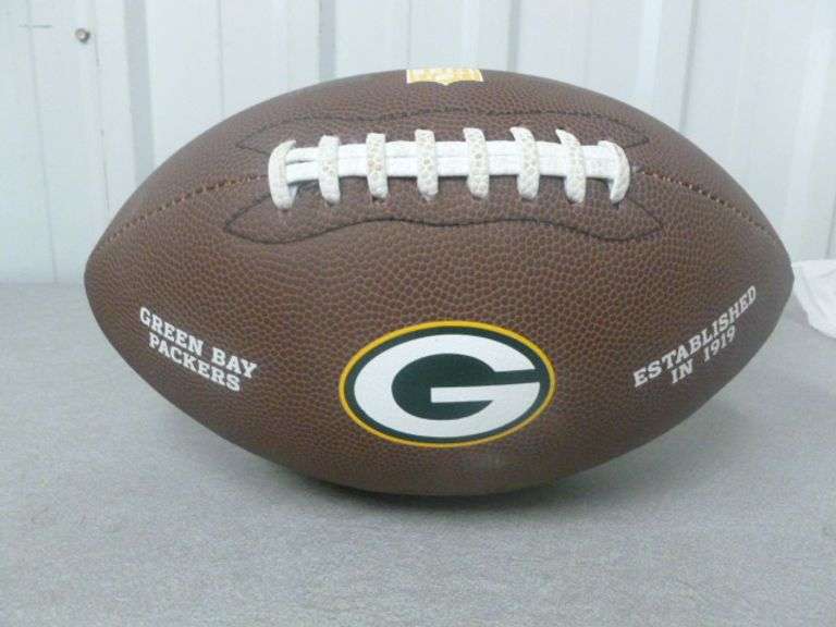 Collectible NFL - Green Bay Packers Regulation Size Football - Oberman ...