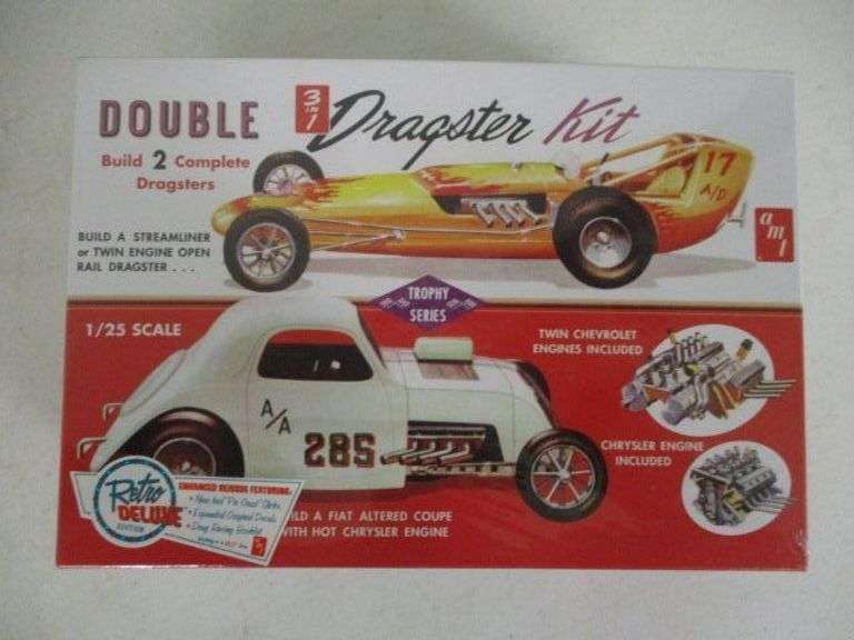 4 - 1/25 Scale AMT Car Model Kits - All Look Complete - Oberman Auctions