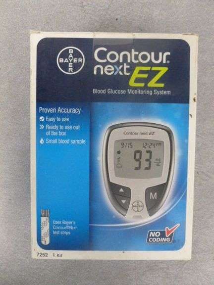 New Bayer Contour Next EZ Blood Glucose Monitoring System - Oberman ...