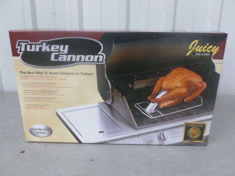 New Turkey Cannon Stainless Steel Chicken Roaster Model TKYC - Oberman ...
