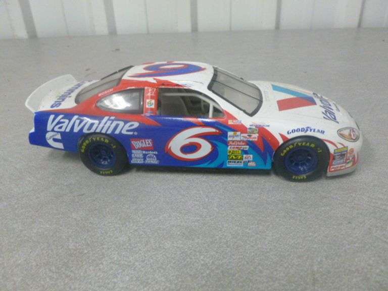 1999 Mattel - NASCAR #6 - 1/24th Scale Die Cast Metal Race Car ...