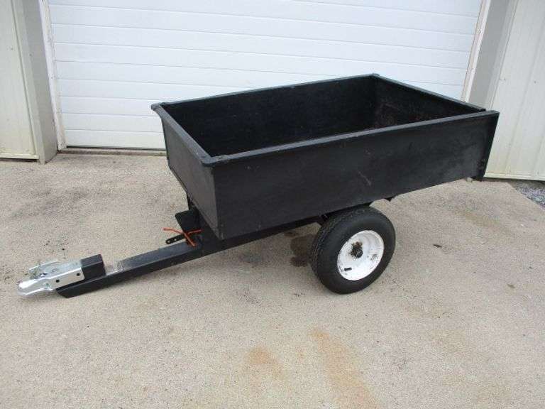 Craftsman 10 Cu. Ft. Dump Lawn Trailer w/Hitch - Oberman Auctions