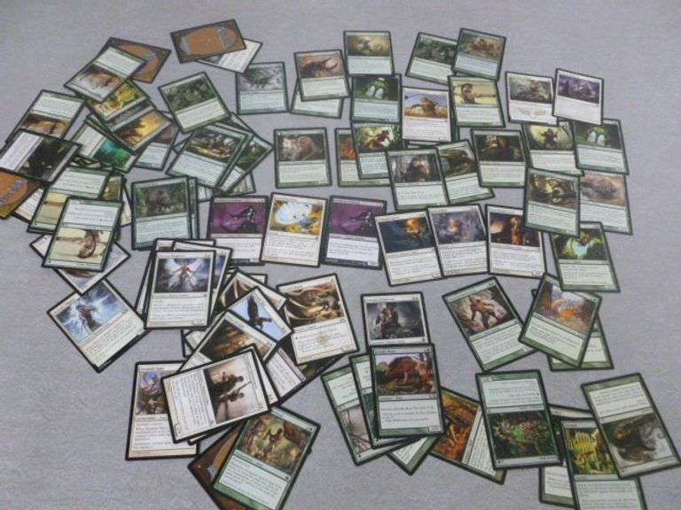 Large Group Of Collectible Magic The Gathering Trading Cards - Oberman ...