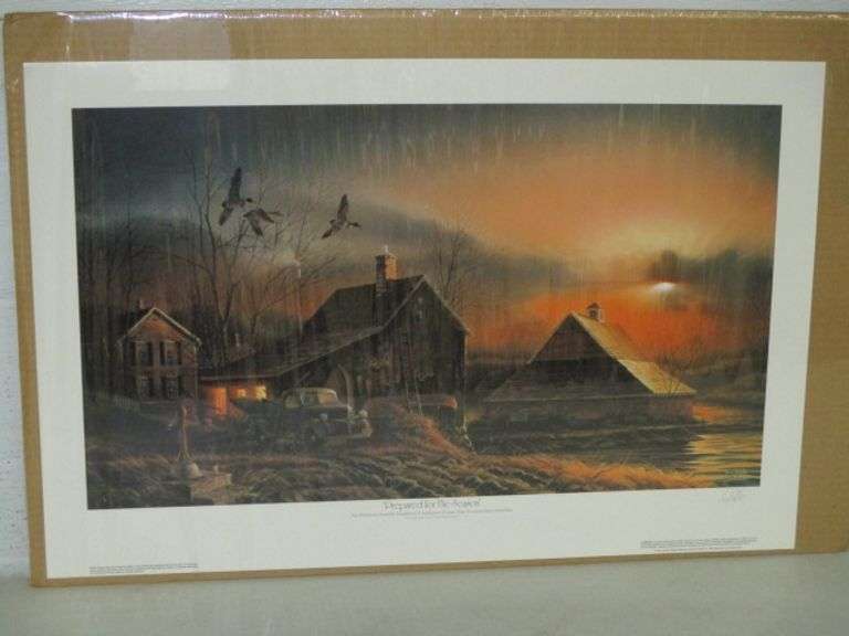 Unframed "Prepared For The Season" Print - Signed Terry Redlin ...
