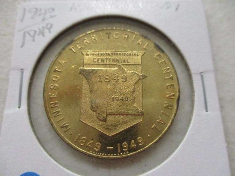 1849-1949 Minnesota Territory Centennial Medal - Oberman Auctions