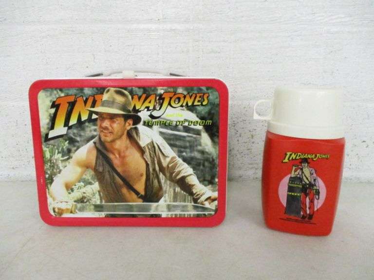 Thermos Indiana Jones and the Temple Of Doom Lunch Box w/Bottle ...