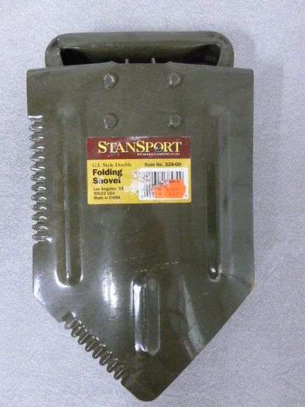 New - Stan Sport Fold Up Trench Type Shovel - Oberman Auctions