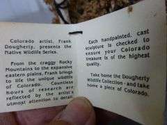 Nice 1992 Frank Dougherty " Pronghorn Antelope " Bottom Signed Cold ...