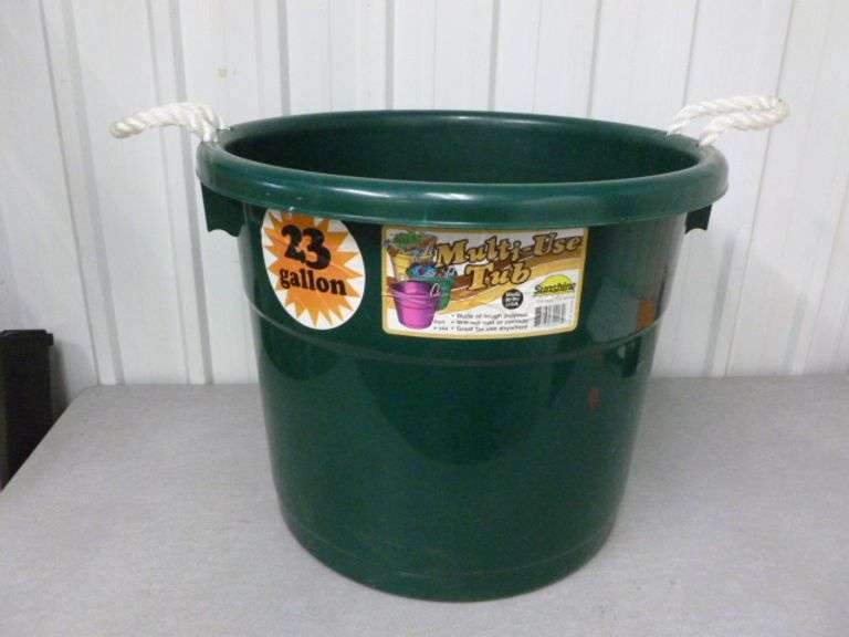 Large Sunshine 23 Gallon Poly Beverage Tub - Oberman Auctions