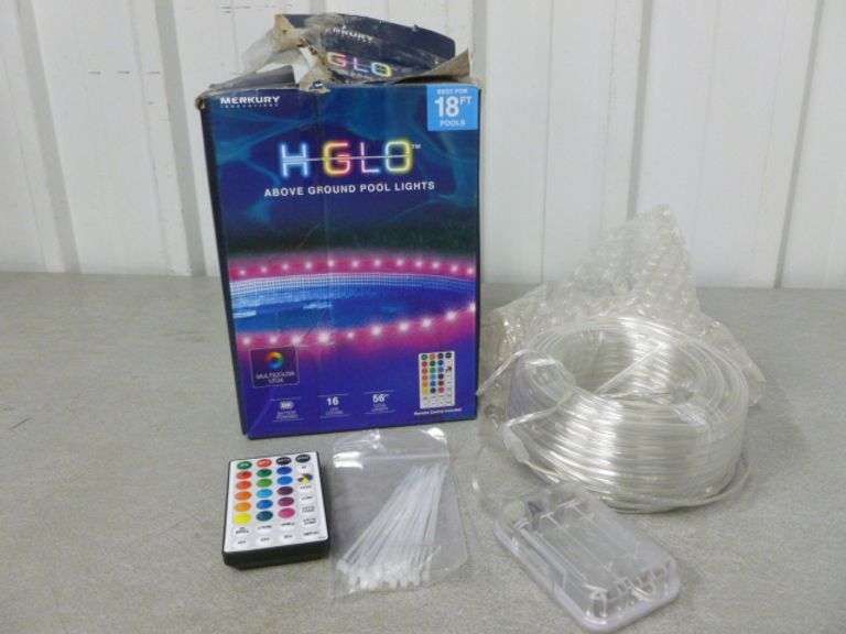New Merkury Innovations - H Glo Abouve Ground Pool Lights / with Remote ...