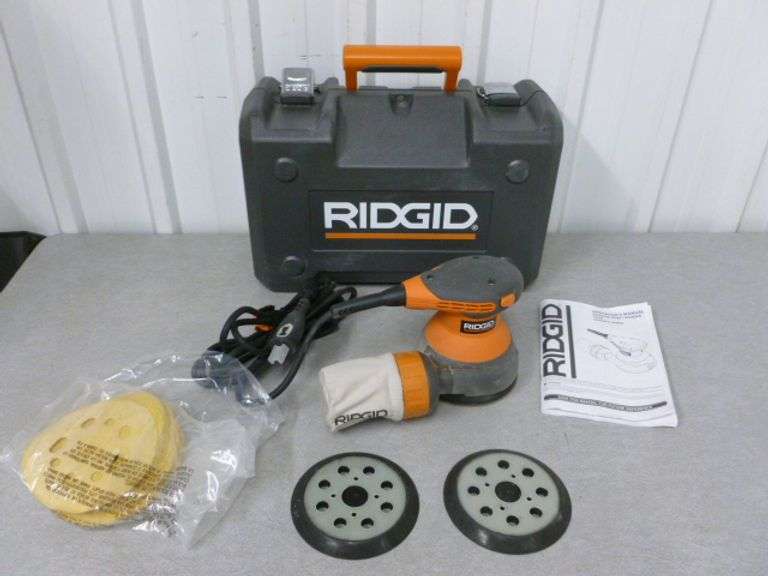 Nice Ridgid Random Orbit Electric Sander Model R2600 - Comes With About ...