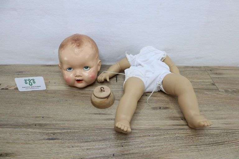 Vintage Sleepy Eye Baby Doll. - Pacific Auctions And Appraisals