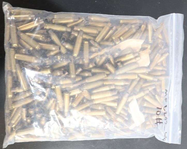 10LBS SPENT BRASS MF228 7.62mm - Pacific Auctions And Appraisals