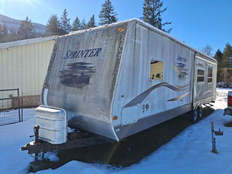 2007 KEYSTONE SPRINTER CAMPER RV 31' BUMPER PULL, WITH SLIDE OUT ...