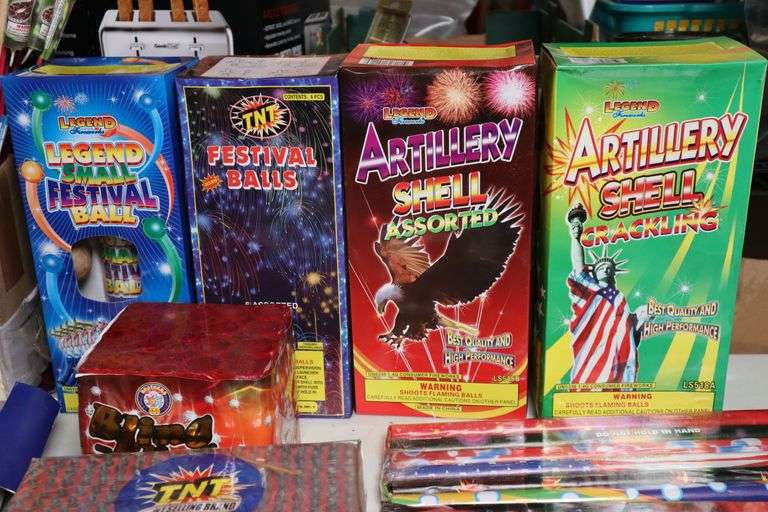 ASSORTED FIREWORKS - Pacific Auctions And Appraisals